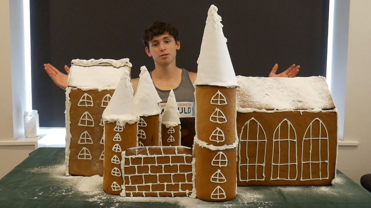 I built Hogwarts out of gingerbread
