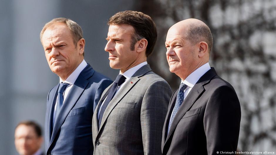 Niemiecki dziennik: Kontrowersyjny plan Macrona dla Ukrainy