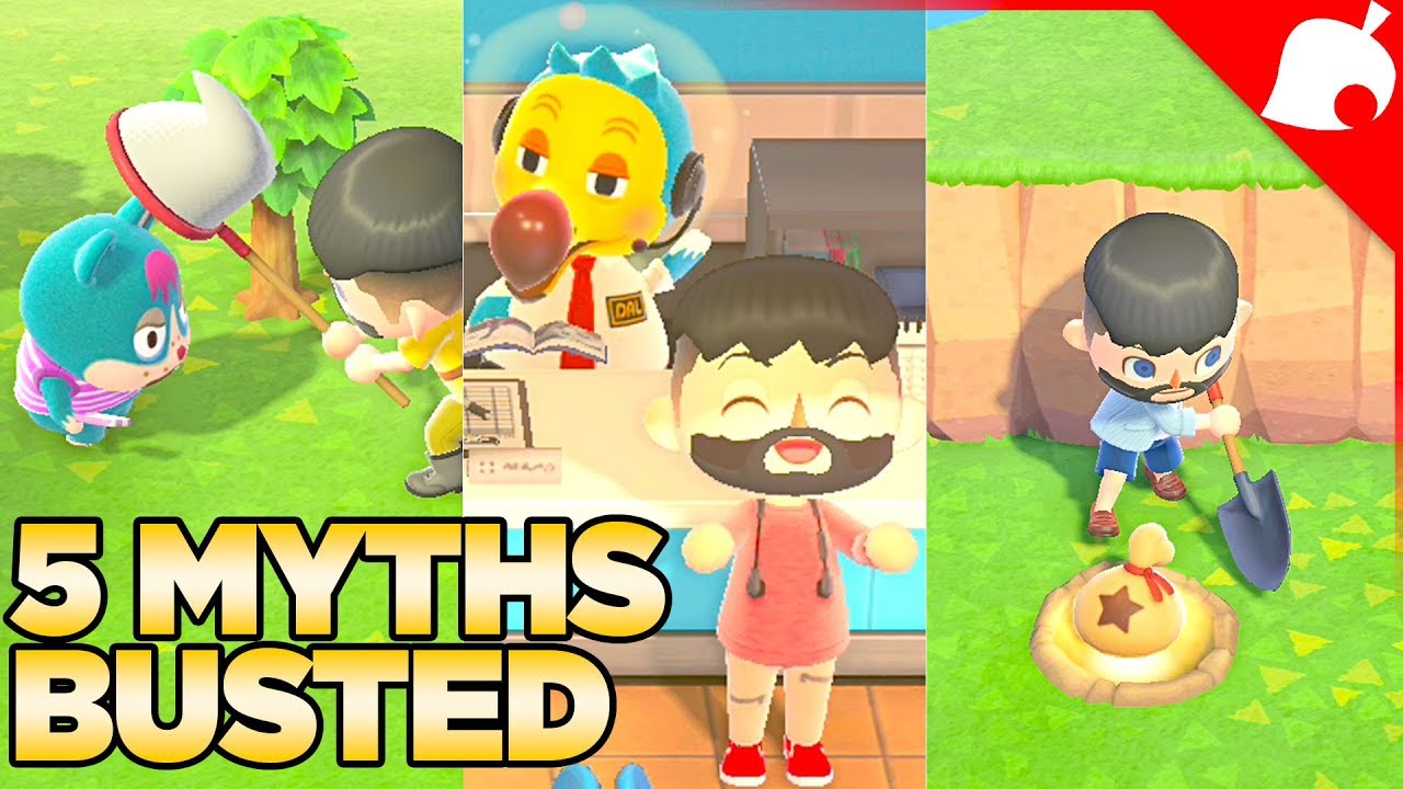 "5 Big Myths BUSTED in Animal Crossing New Horizons - Removing ...