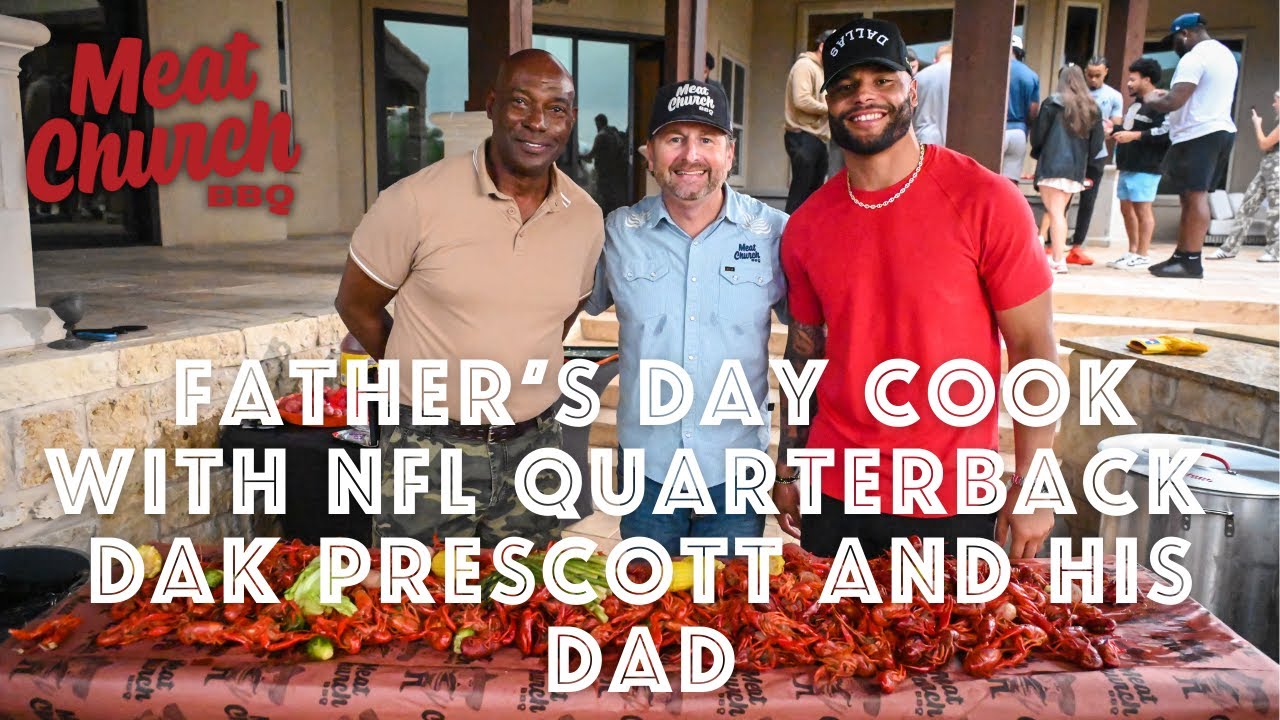 Cook two-pot crawfish boil with NFL QB Dak Prescott
