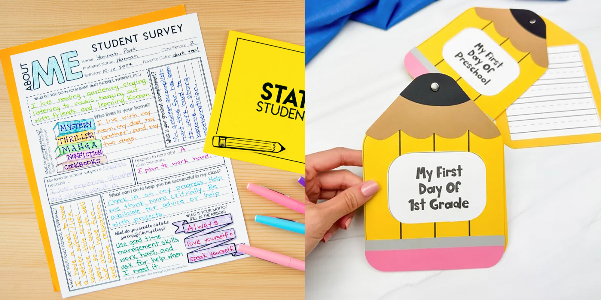 Teachers, Take Note: Kids of All Ages Love These First-Day-of-School ...