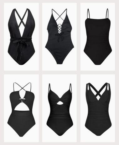 Chic New Black Swimsuits to Add in Your Swimwear Collection