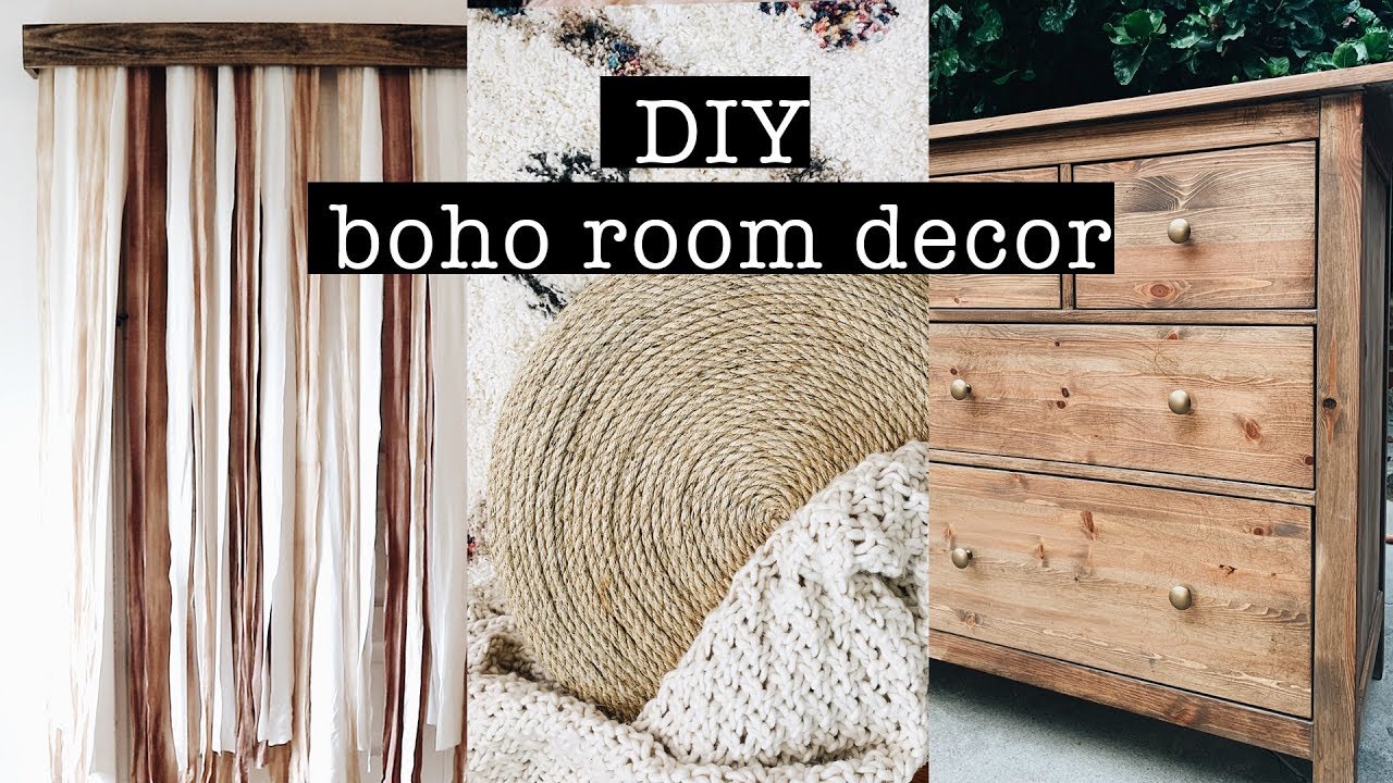 Create budget-friendly boho decor for your room