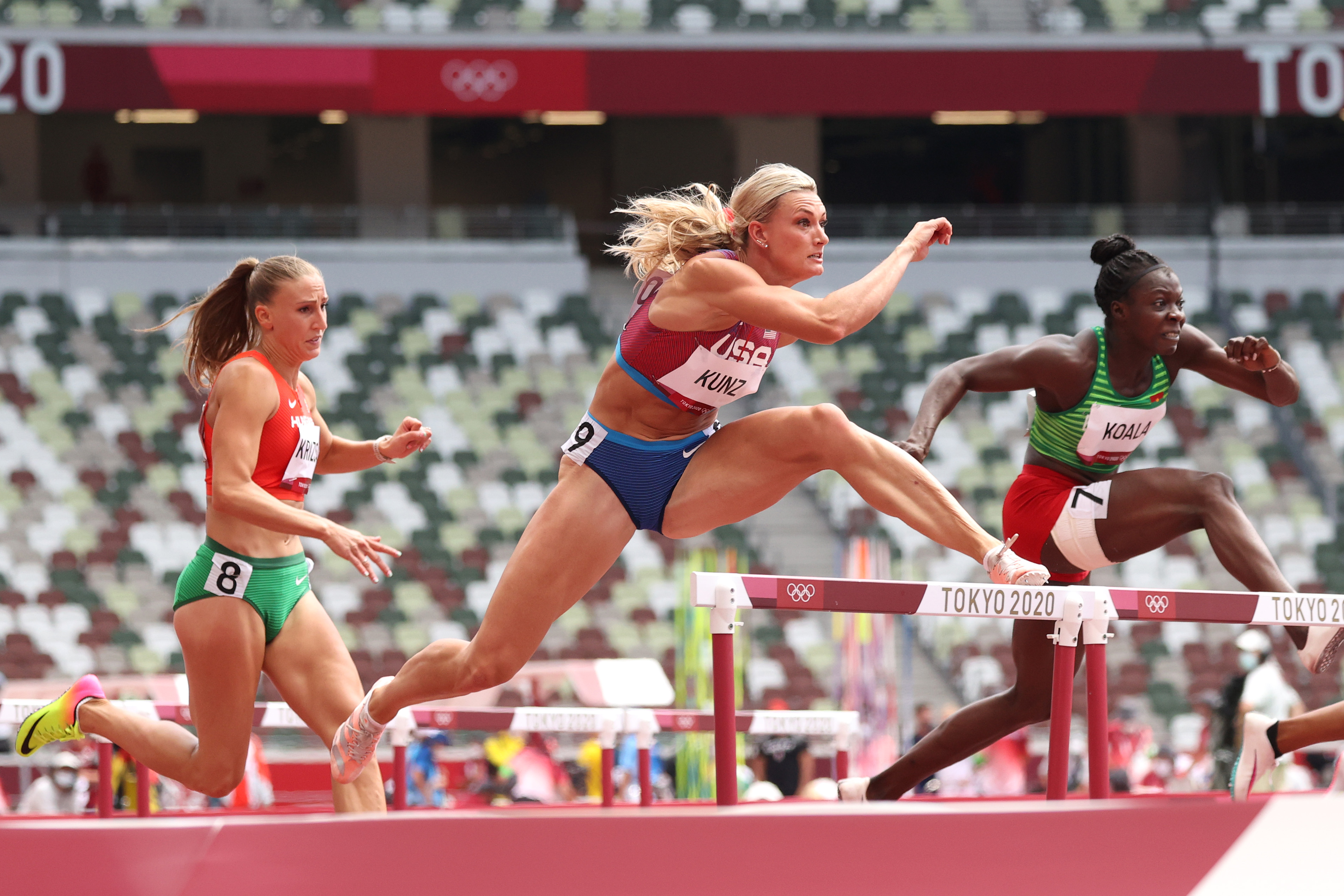 U.S. track and field star Annie Kunz in images