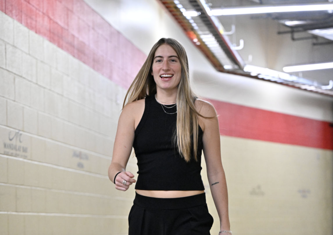 Kate Martin Turns Heads With Outfit At Caitlin Clark's Jersey Retirement