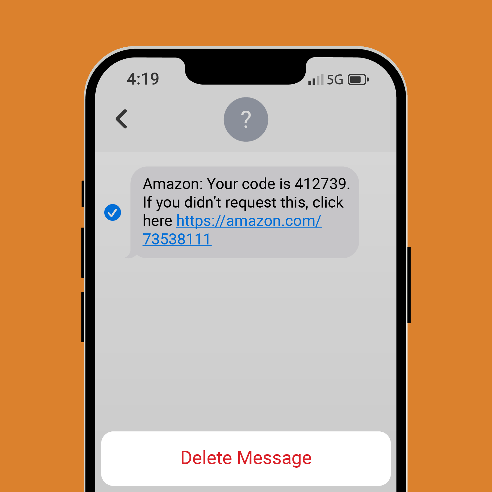 If You Get These Texts, Delete Them Immediately