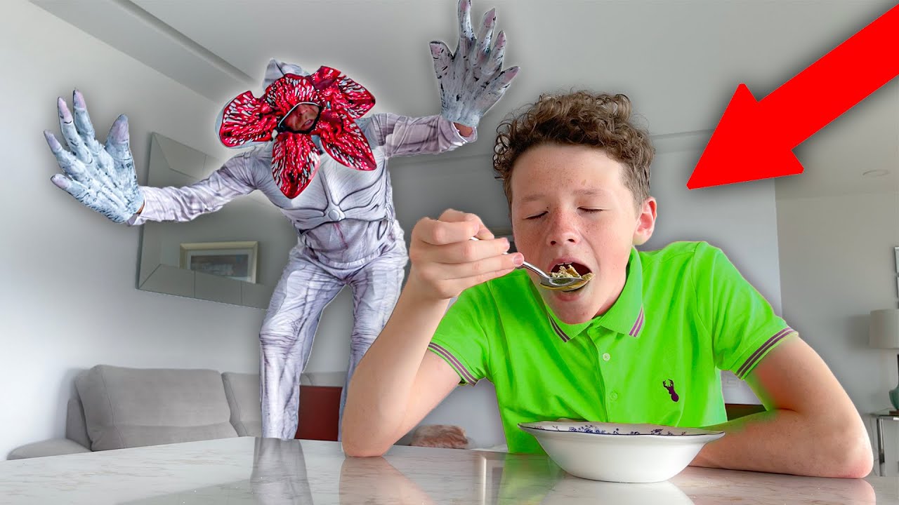 Stranger Things prank terrifies little brother on camera