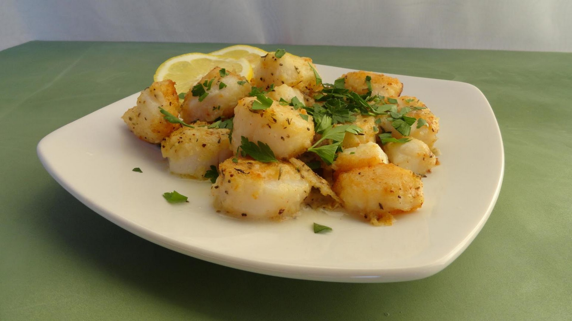 The Herbs And Seasoning In The Breading Of This Scallop Recipe Add So ...