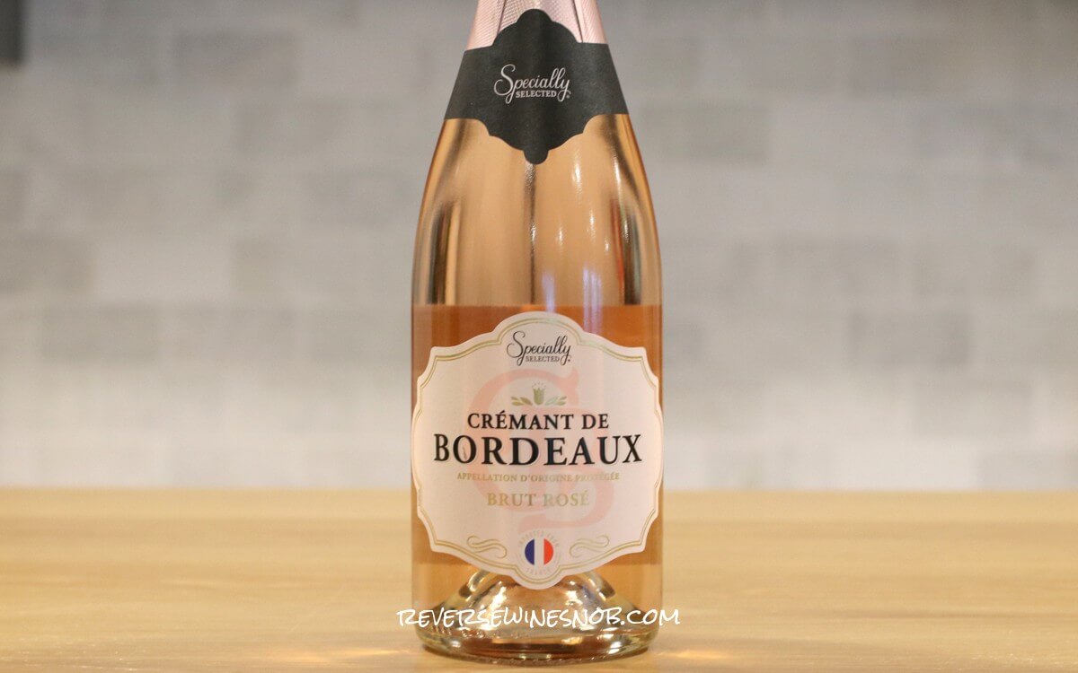 Aldi Specially Selected Cremant de Bordeaux Brut Rosé review