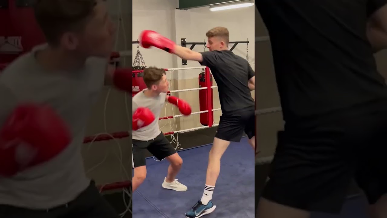 Little brother lands a knockout in epic prank