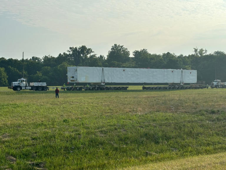 After 11 months, final super load bound for Intel’s Ohio plant on its way