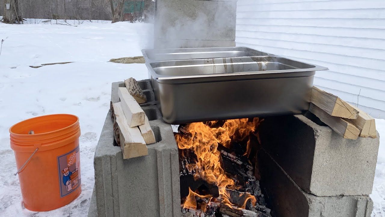 Easy Maple Syrup Evaporator Makes Big Sap Boils