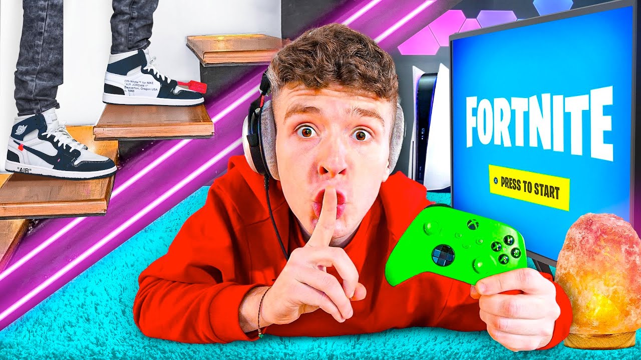 I Built a SECRET HIDDEN Gaming Room In My House!!