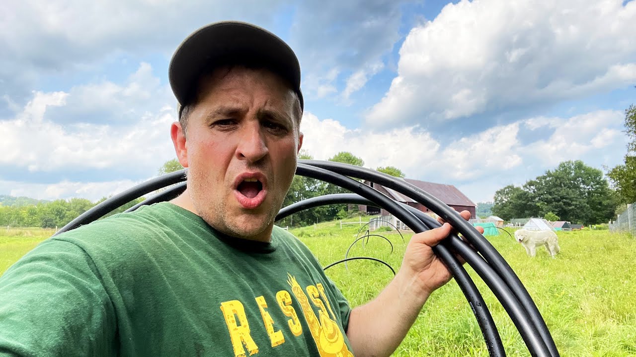 Installing simple water lines across the entire farm