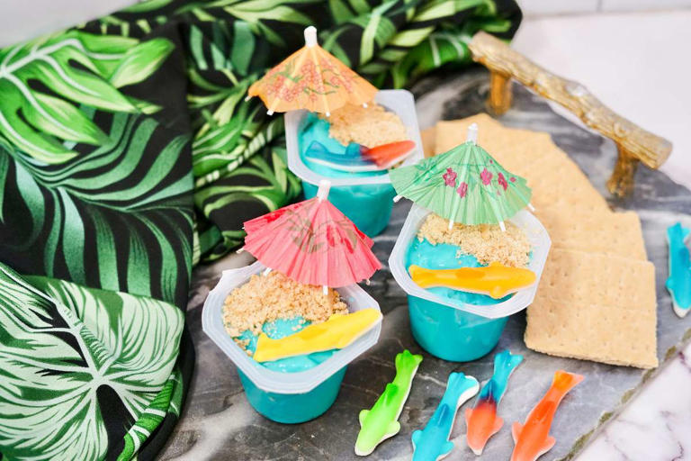 Celebrate Shark Week With These Shark Pudding Cups