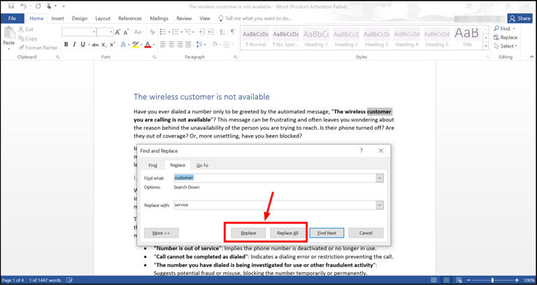 How to Use Find and Replace in Word - Desktop & Mobile