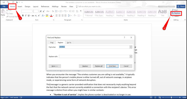 How to Use Find and Replace in Word - Desktop & Mobile