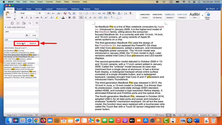 How to Use Find and Replace in Word - Desktop & Mobile