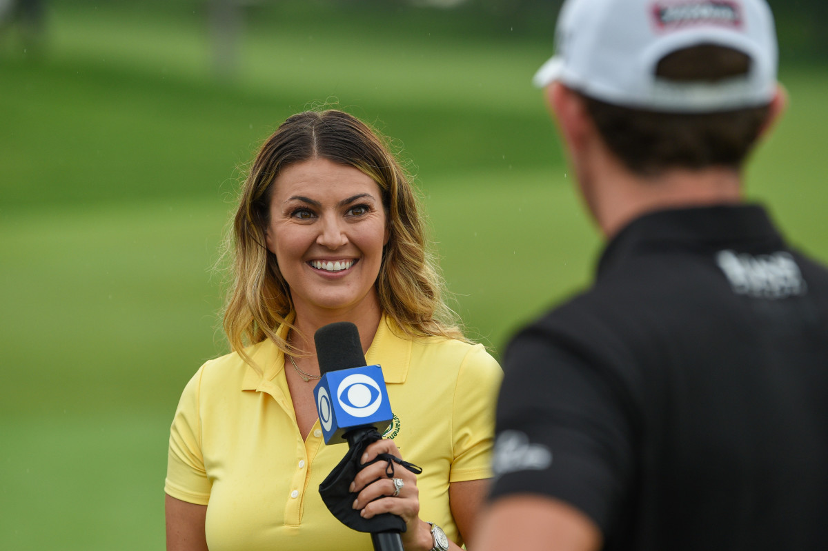 Amanda Balionis Grabs Attention With Her Dress At The Masters