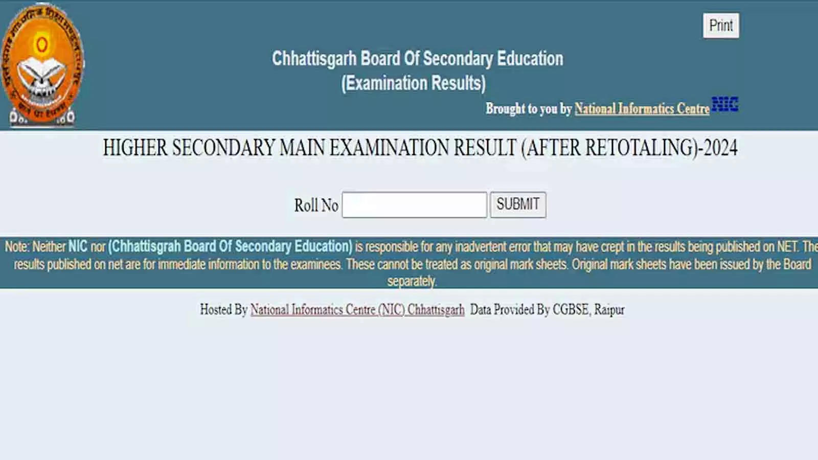 CGBSE Class 12 Revaluation Results for 2024 Out: Check Direct Link Here CGBSE Class 12 Revaluation Results for 2024 Out: Check Direct Link Here