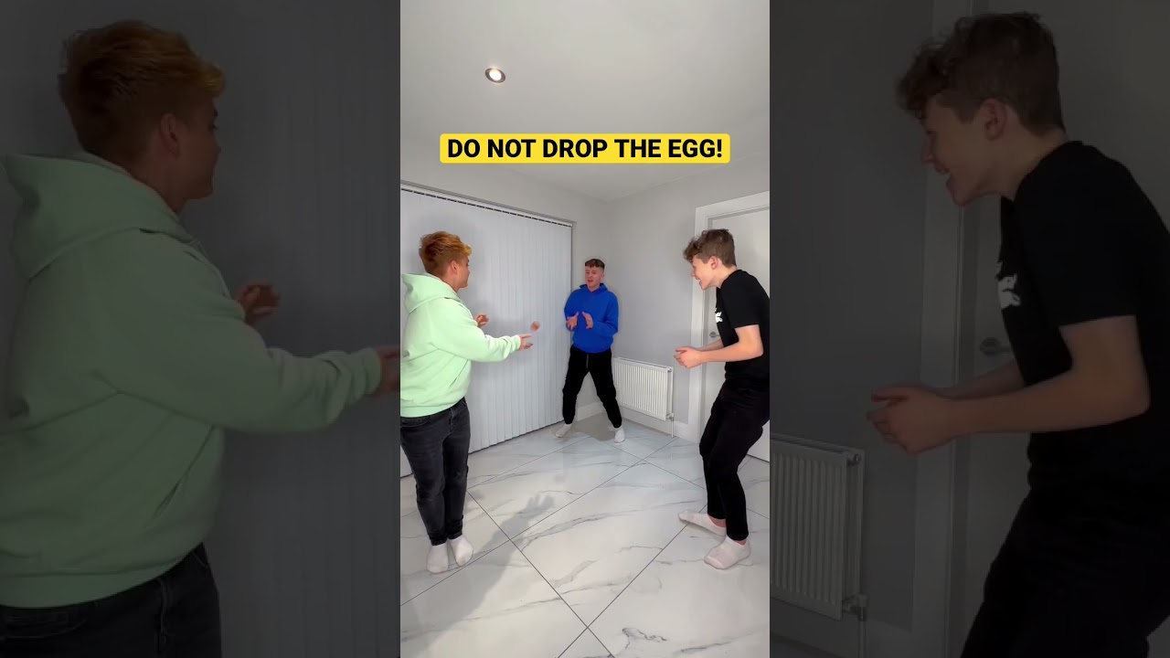Don't drop the egg challenge ends in total chaos