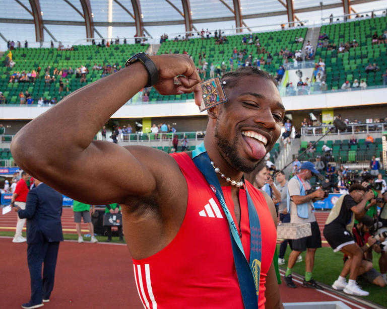 The fastest man alive: How 100m champion Noah Lyles has Gainesville and ...