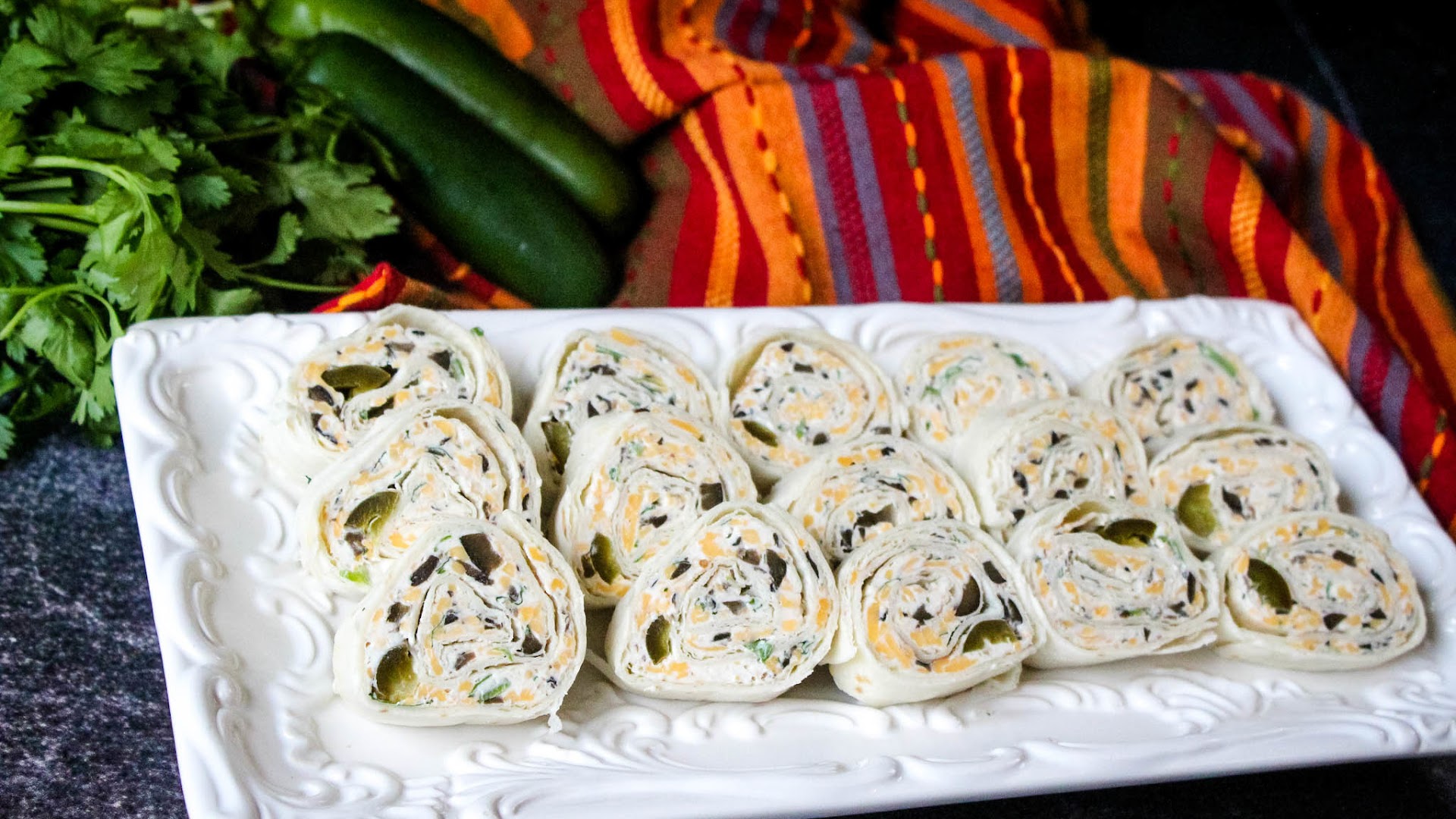 These Mexican pinwheels are super easy to throw together and so tasty
