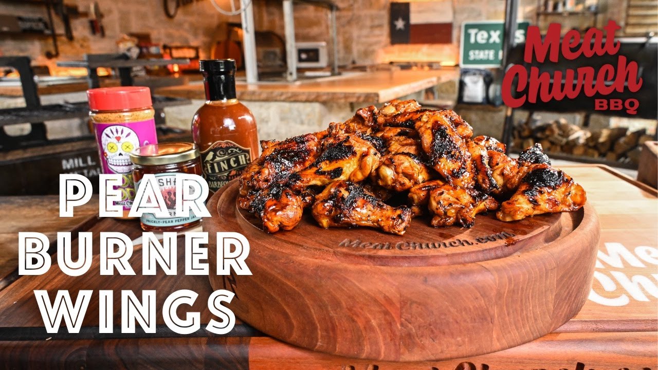 Grill pear-burner wings for a new favorite smoky chicken dish
