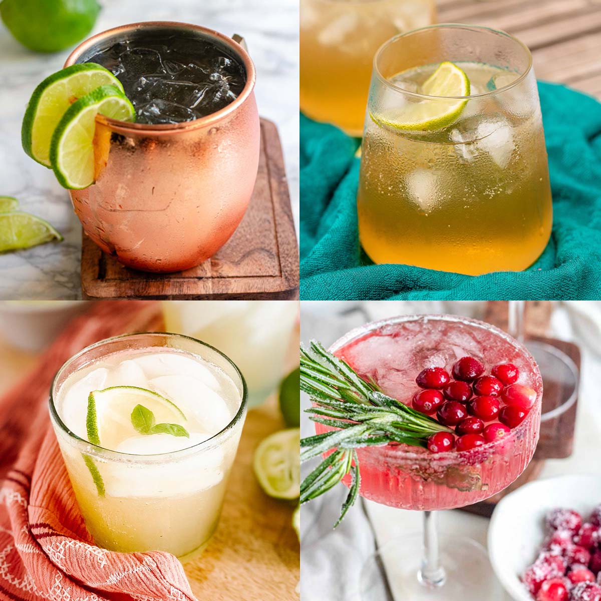 4 Moscow Mule Variations