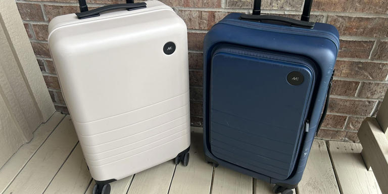I tried 3 Monos suitcases — I love the brand's signature front pocket ...