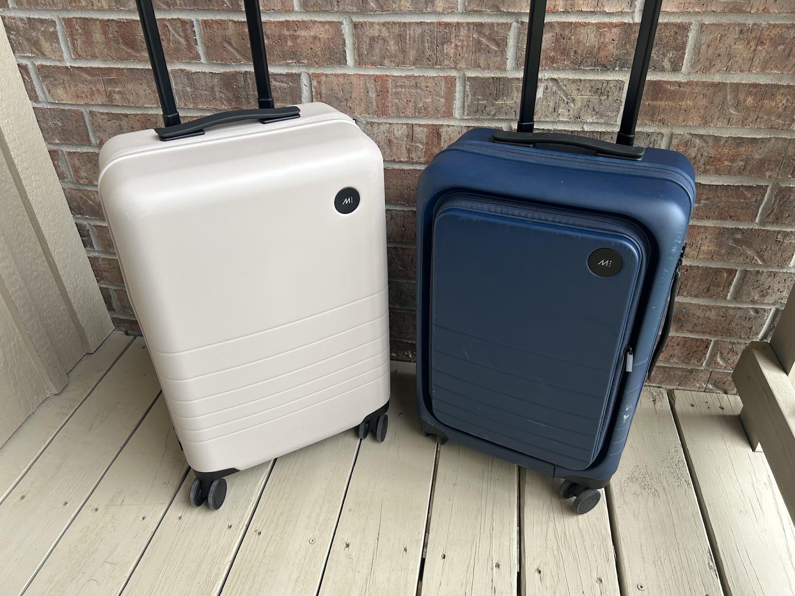 I tried 3 Monos suitcases — I love the brand's signature front pocket ...