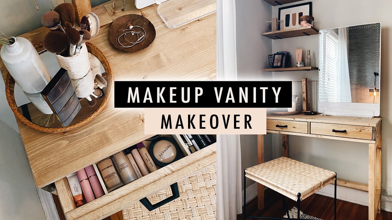 Budget-friendly makeup vanity makeover ideas