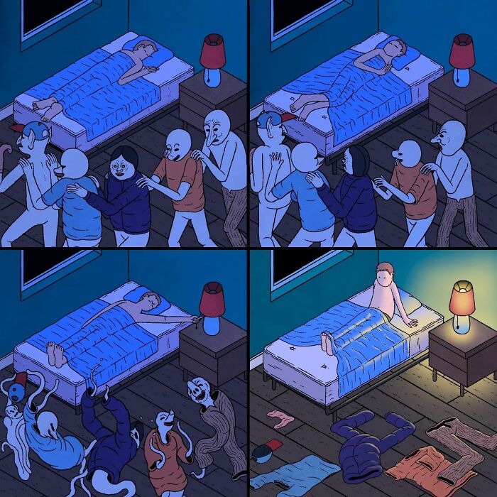 15 Darkly Humorous Comics That Illustrate Surreal Stories, By Alex ...