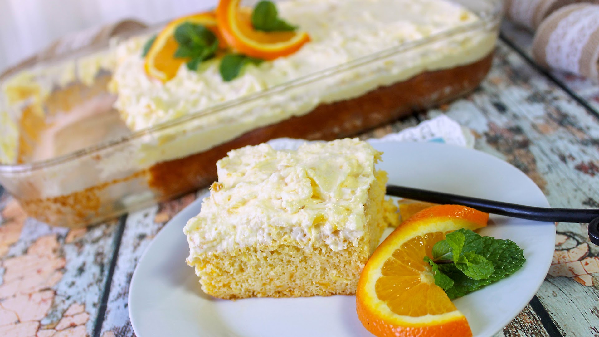 This Citrus Cake Is Cool And Fluffy! Pineapple-orange Sunshine Cake