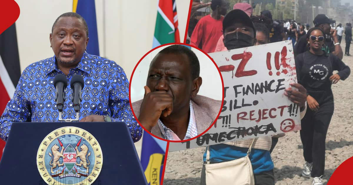 Uhuru Kenyatta Breaks Silence Over Deadly Anti-Finance Bill 2024 Protests Uhuru Kenyatta Breaks Silence Over Deadly Anti-Finance Bill 2024 Protests
