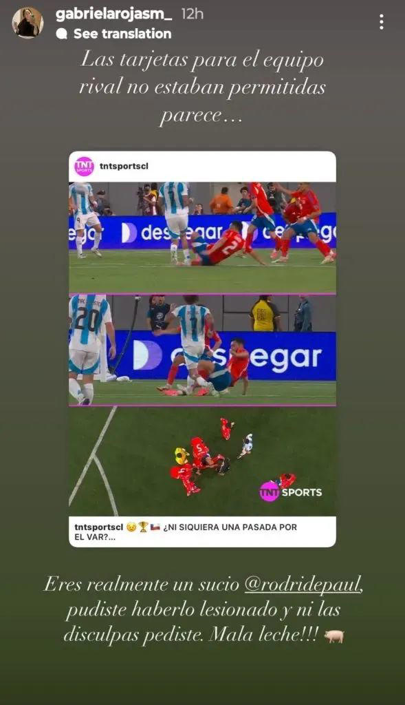 El lapidario mensaje de la esposa de un jugador de Chile para Rodrigo ... El lapidario mensaje de la esposa de un jugador de Chile para Rodrigo ...