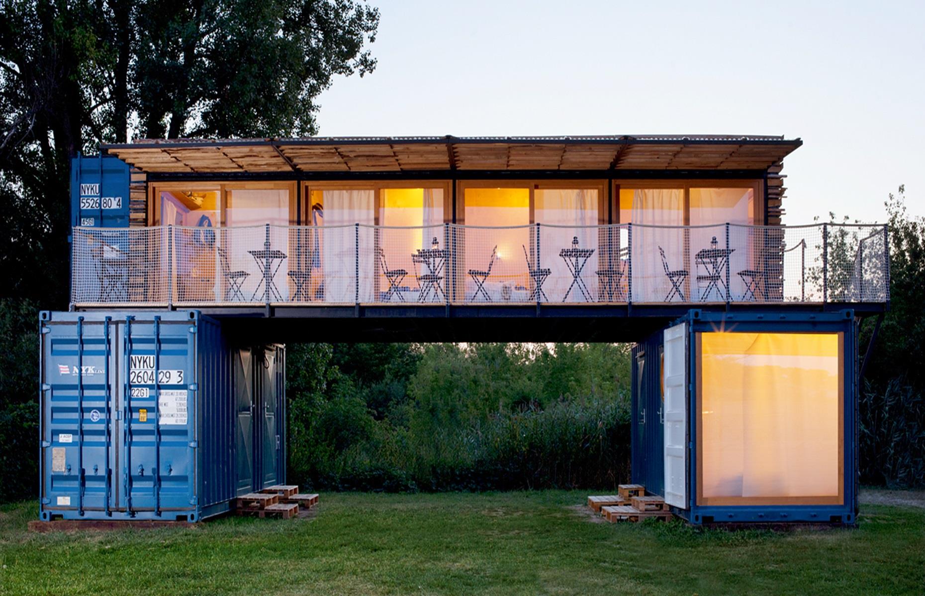 20 beautiful homes built from shipping containers