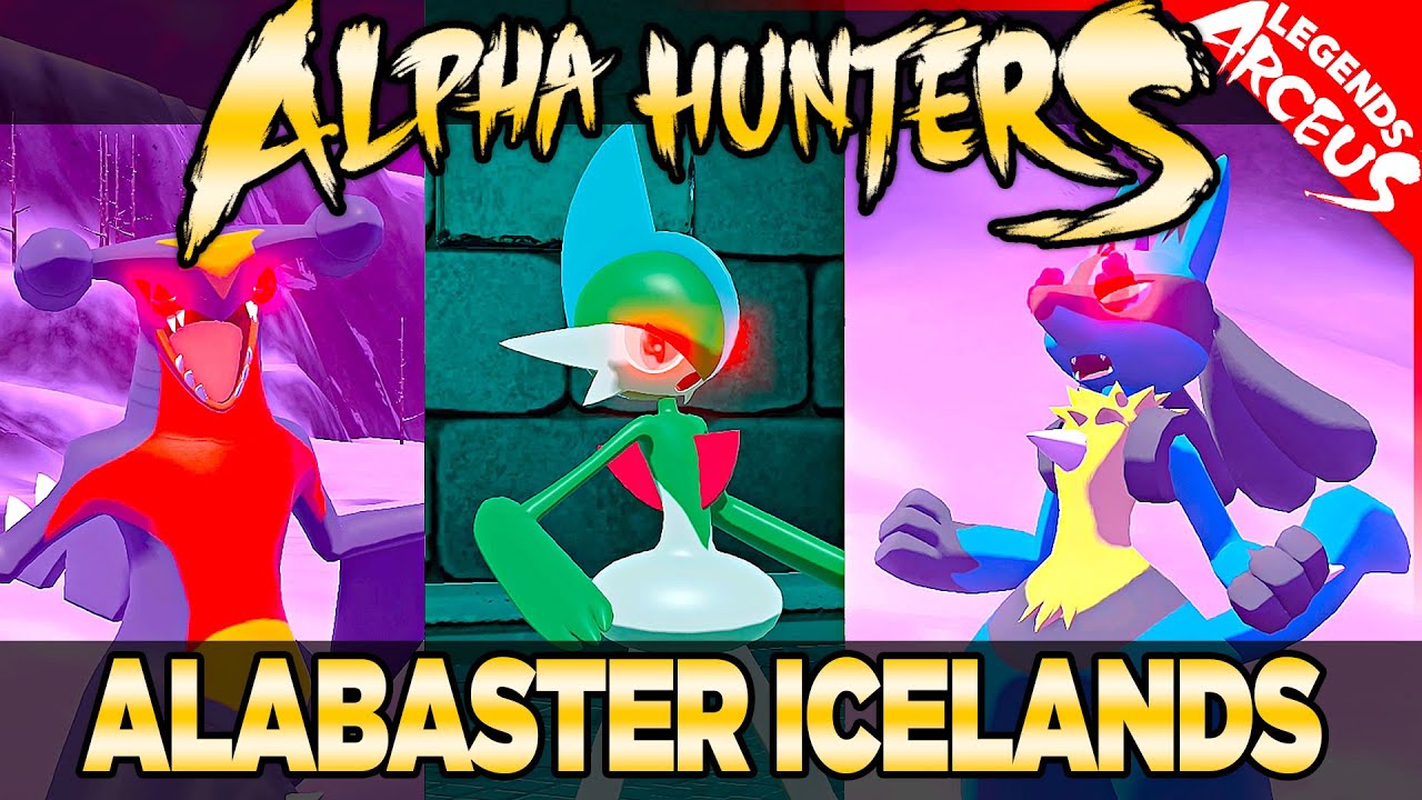Every Alpha Pokemon in Alabaster Icelands - Pokemon Legends Arceus