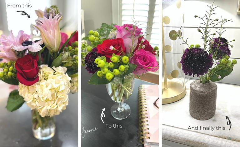 Repurpose Fresh Flowers