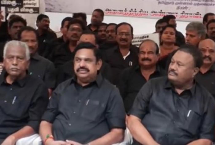 AIADMK Holds Hunger Strike, Demands CBI Inquiry Into Kallakurichi Hooch ... AIADMK Holds Hunger Strike, Demands CBI Inquiry Into Kallakurichi Hooch ...