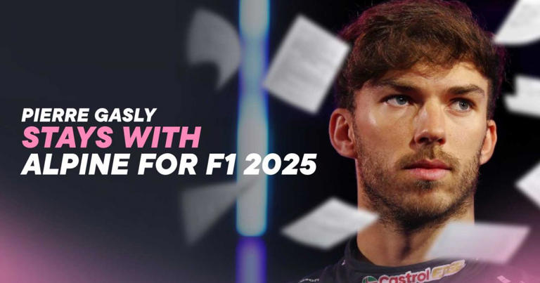 Pierre Gasly stays with Alpine, update on new team-mate announcement Pierre Gasly stays with Alpine, update on new team-mate announcement