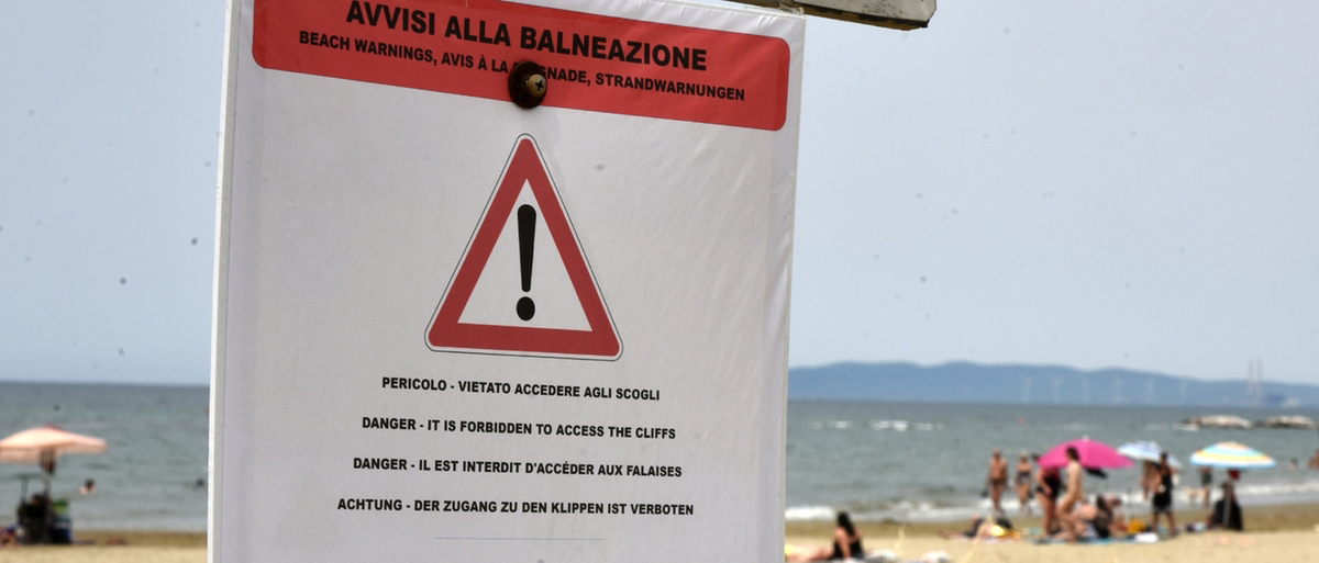 Lido di Dante, divieto temporaneo di balneazione nei 300 metri a sud ... Lido di Dante, divieto temporaneo di balneazione nei 300 metri a sud ...