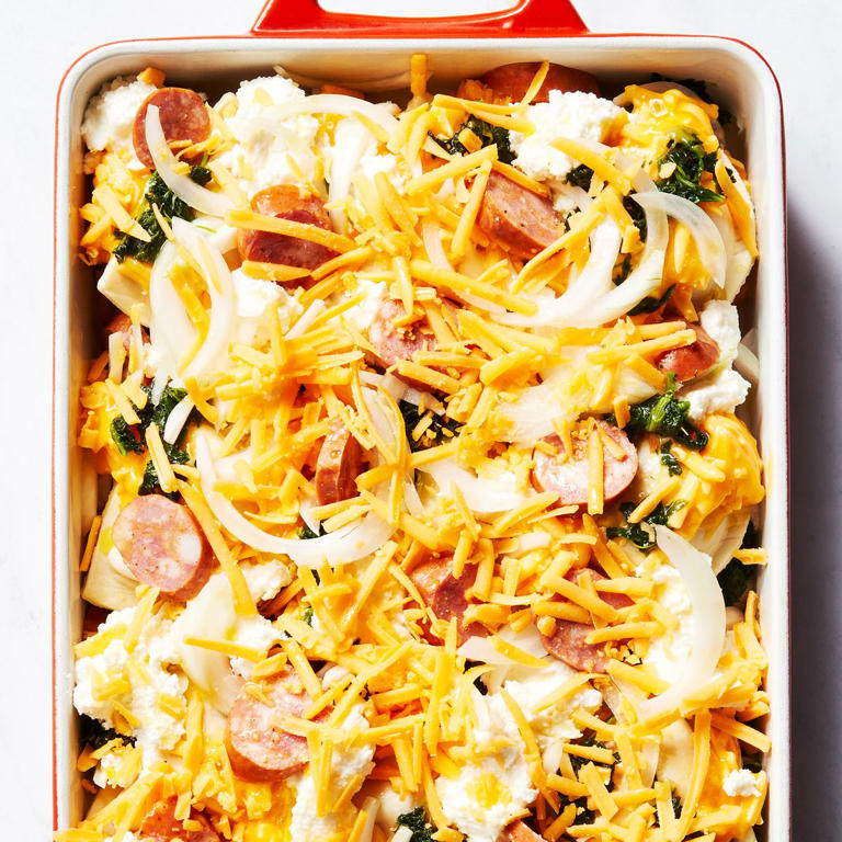 This Easy-To-Make Pierogi Casserole Is A Potluck Favorite