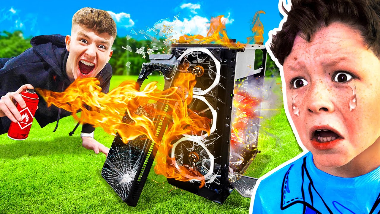 PC Destroyed Raging Prank