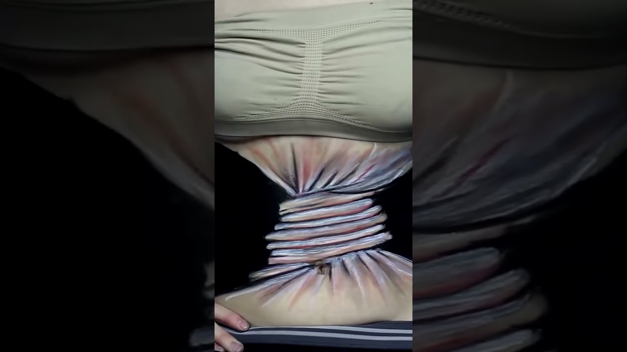 Exploring a knotted body form through creative makeup