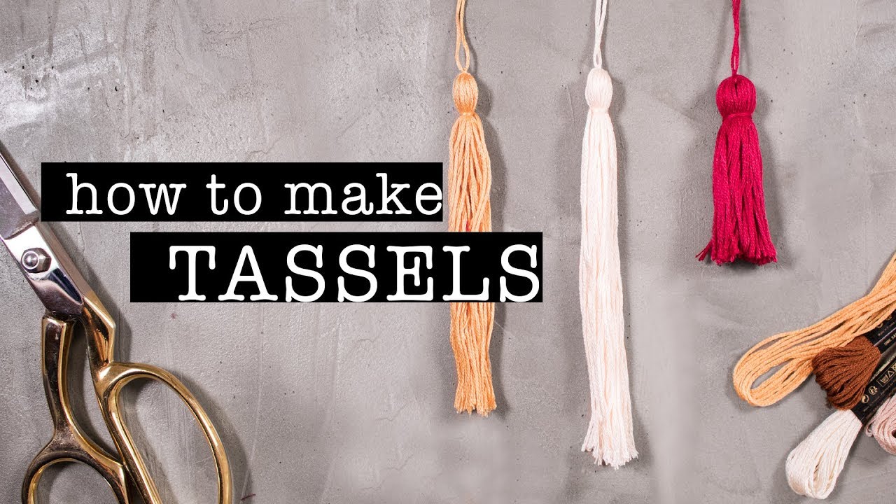 Quick and Easy DIY Tassel Tutorial for Beginners