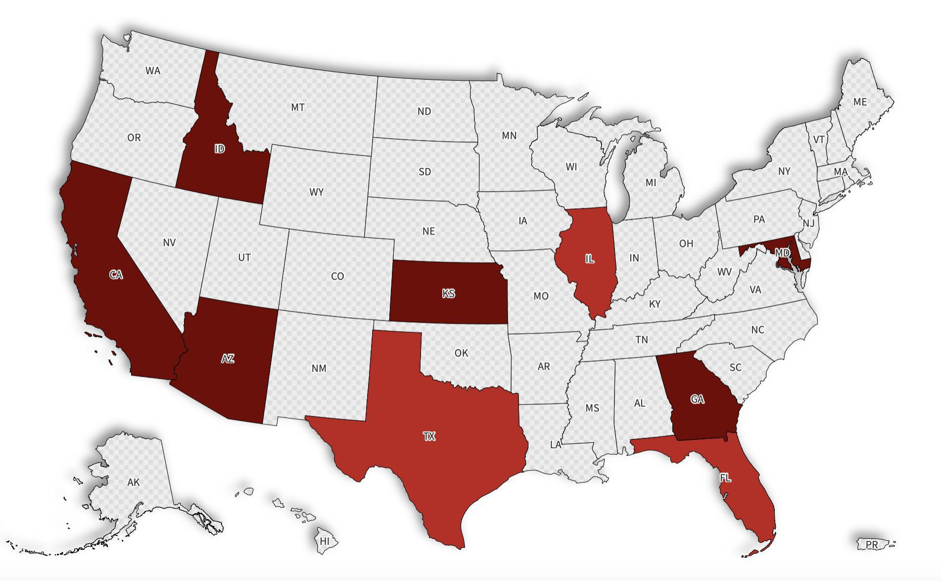 Seasoning Recall Map Shows States Affected by FDA's Highest Alert Seasoning Recall Map Shows States Affected by FDA's Highest Alert