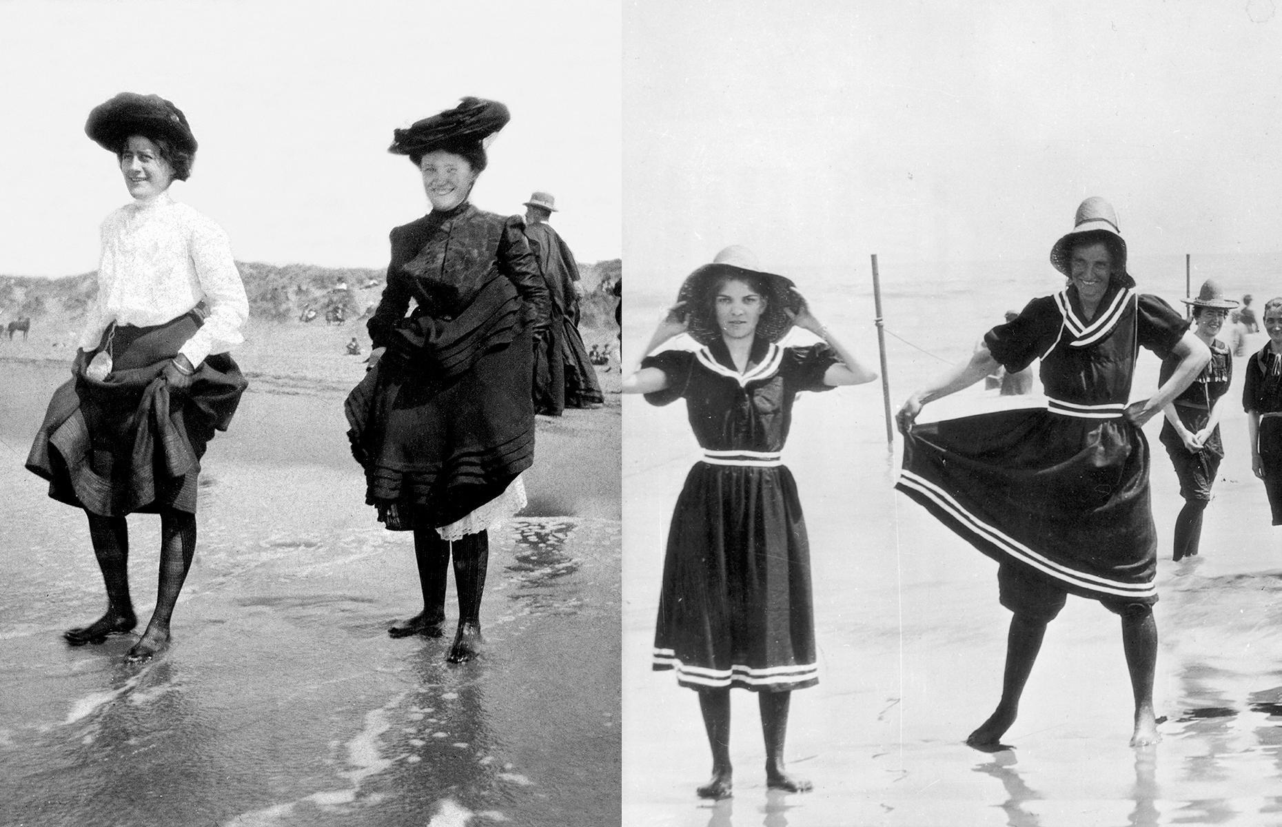 Stunning glimpses of early tourism in black-and-white images