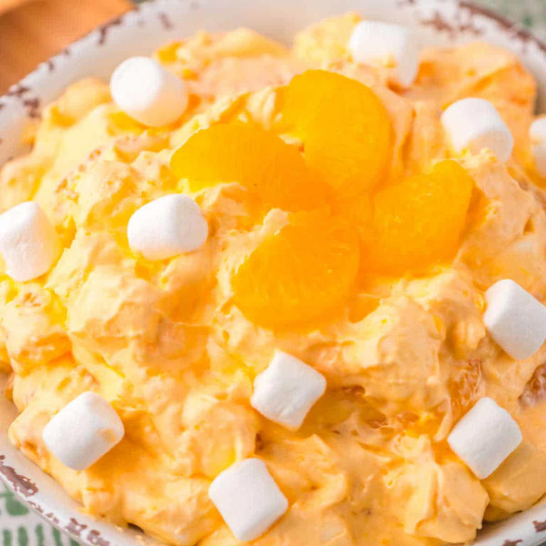 Easy Orange Fluff Salad Recipe
