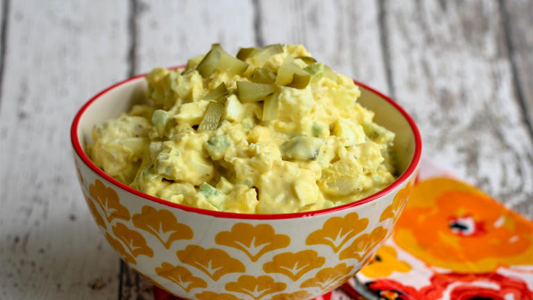 After one bite, we can see why this is Beverly's go-to potato salad ...